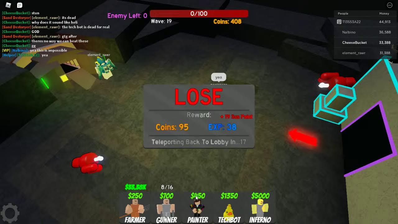 NPC Tower Defense - SUS EVENT IS ON - YouTube