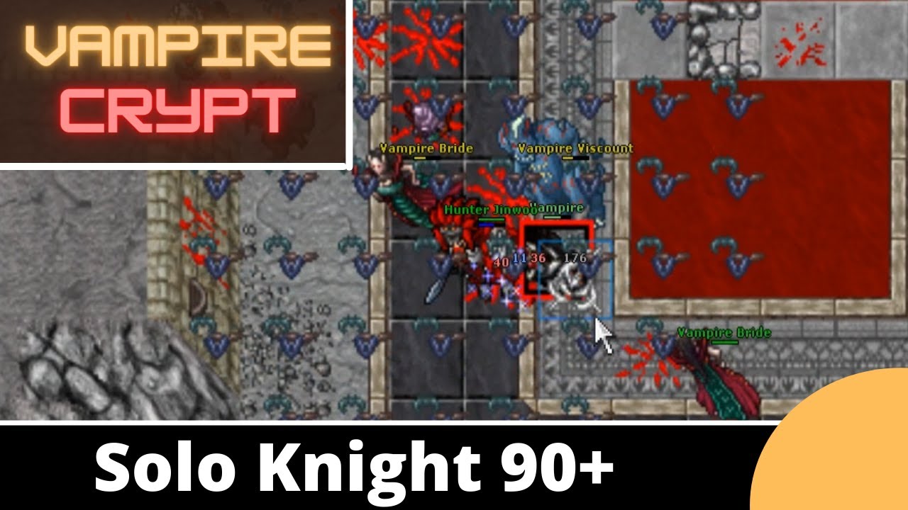 Vampire Crypt [Tibia Solo EK 90+] - YouTube