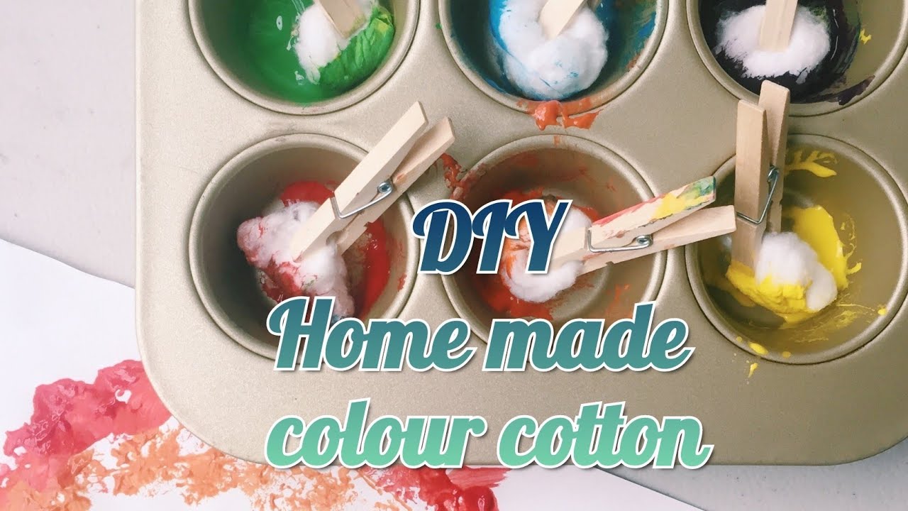 #how to make colour cotton#👍 - YouTube
