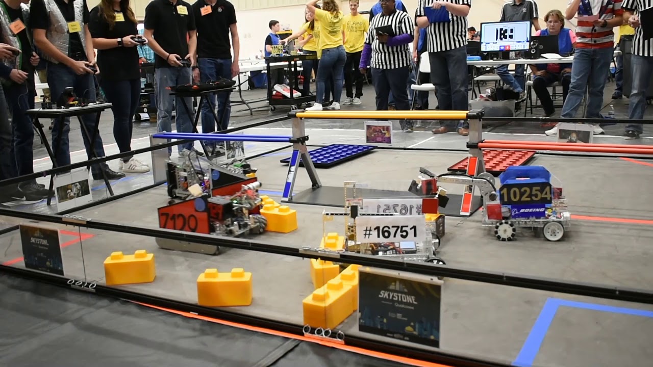 Skystone S IL League 1 Match #2 - Robo Raiders FTC 7129 - YouTube