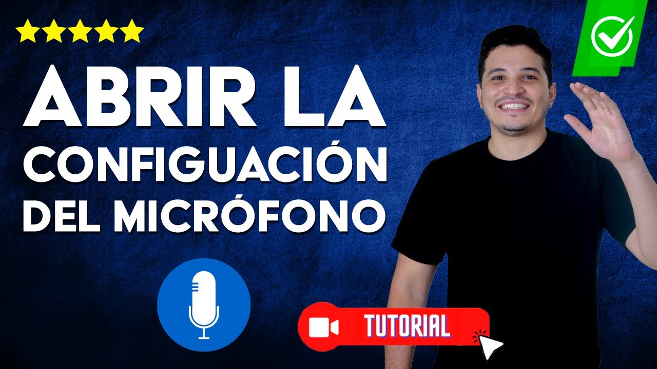 Cómo ABRIR la CONFIGURACIÓN del MICRÓFONO | 🎤Solución cuando se escucha ...