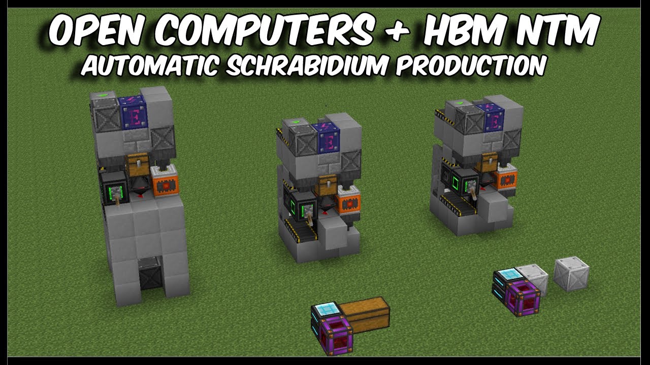 Automatic SCHRABIDIUM PRODUCTION - Open Computers + NTM | How to ...