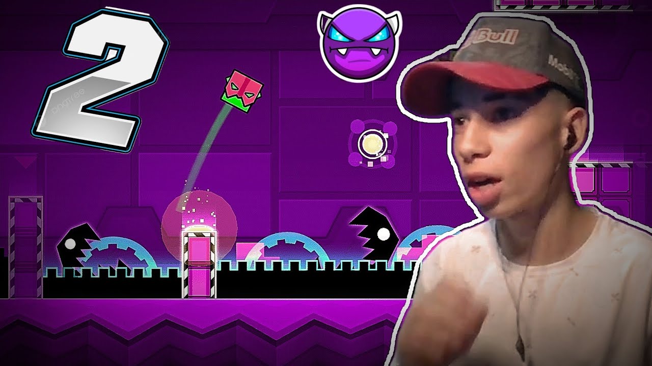 Me paso el Nivel 2 de Geometry Dash CAPITULO 2 |lurboxIUTU - YouTube