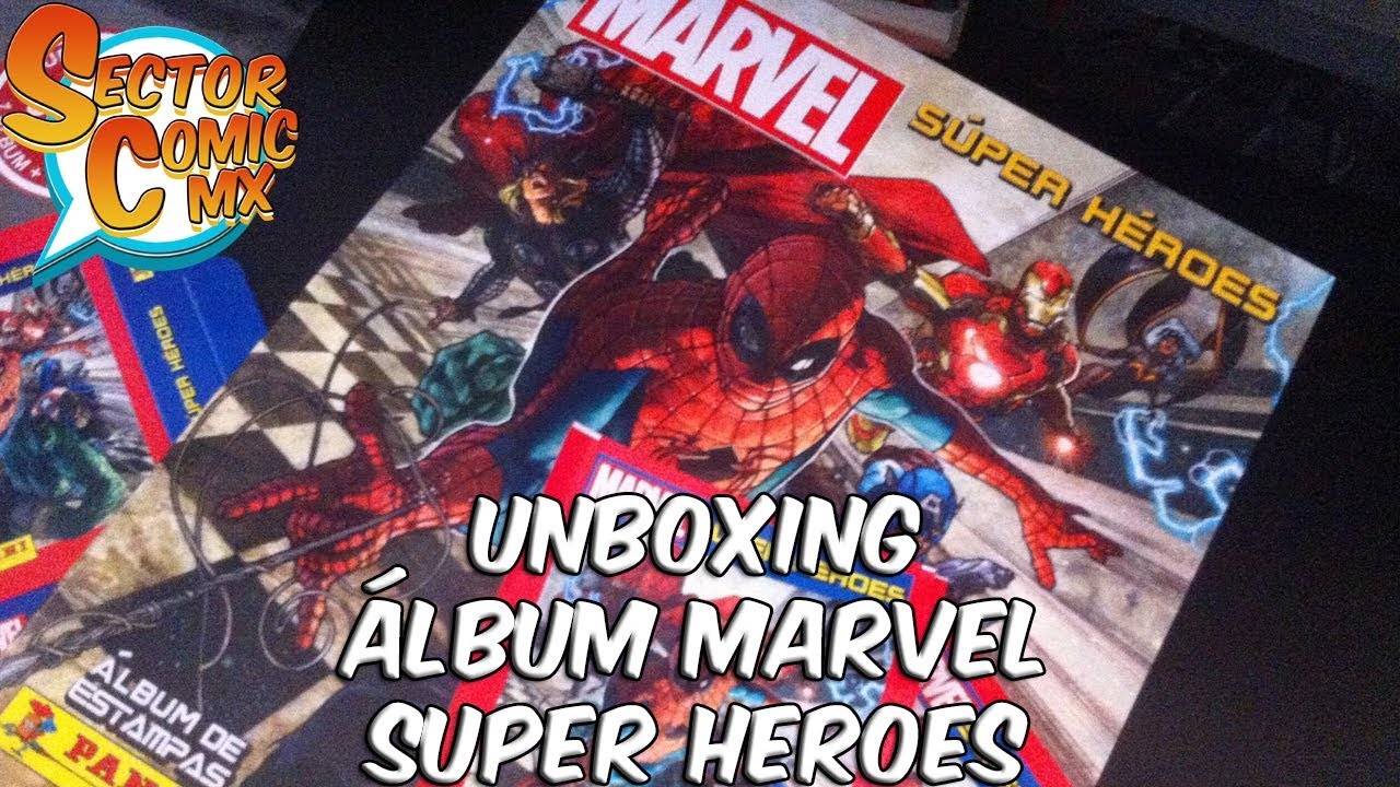 Review - Álbum #MarvelSuperHéroes - YouTube