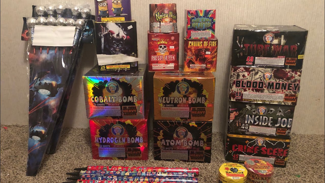 Firework Stash 2020 pt 1 - YouTube