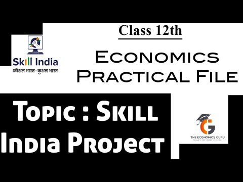 Skill India Project I Economics Practical File I Class 12th - YouTube