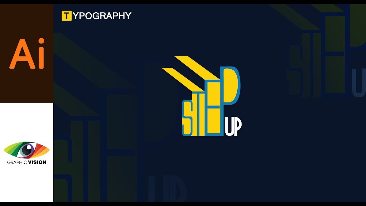 Adobe Illustrator Simple custom text design - YouTube