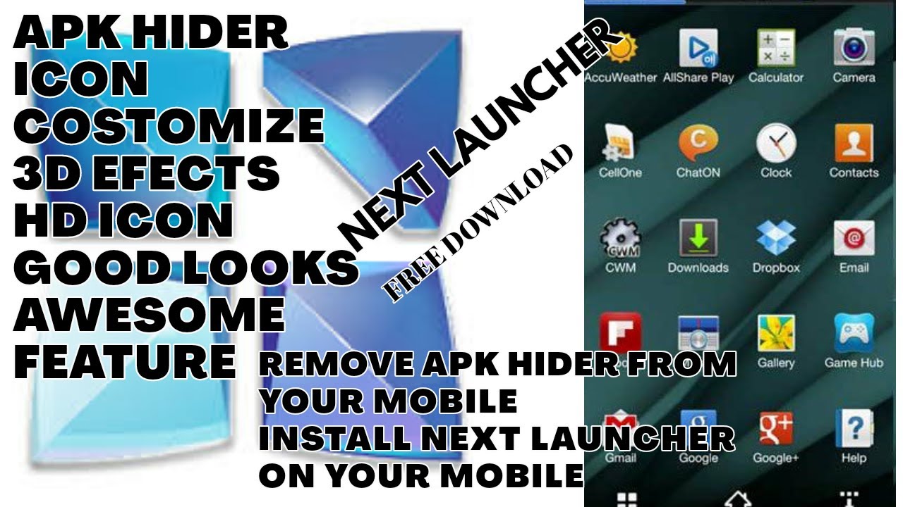 Next launcher 3d shell free download | | Next launcher 3d free - YouTube