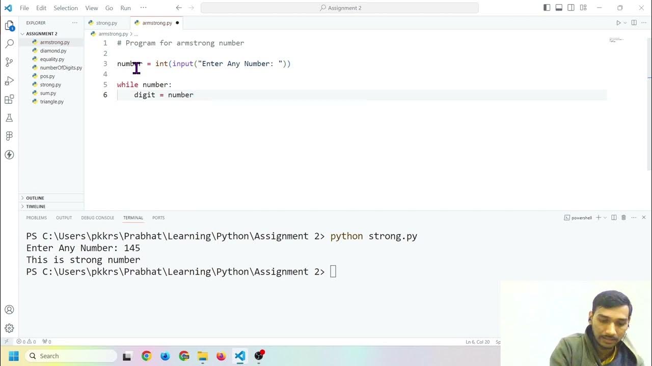 Armstrong Number | Python Programming - YouTube