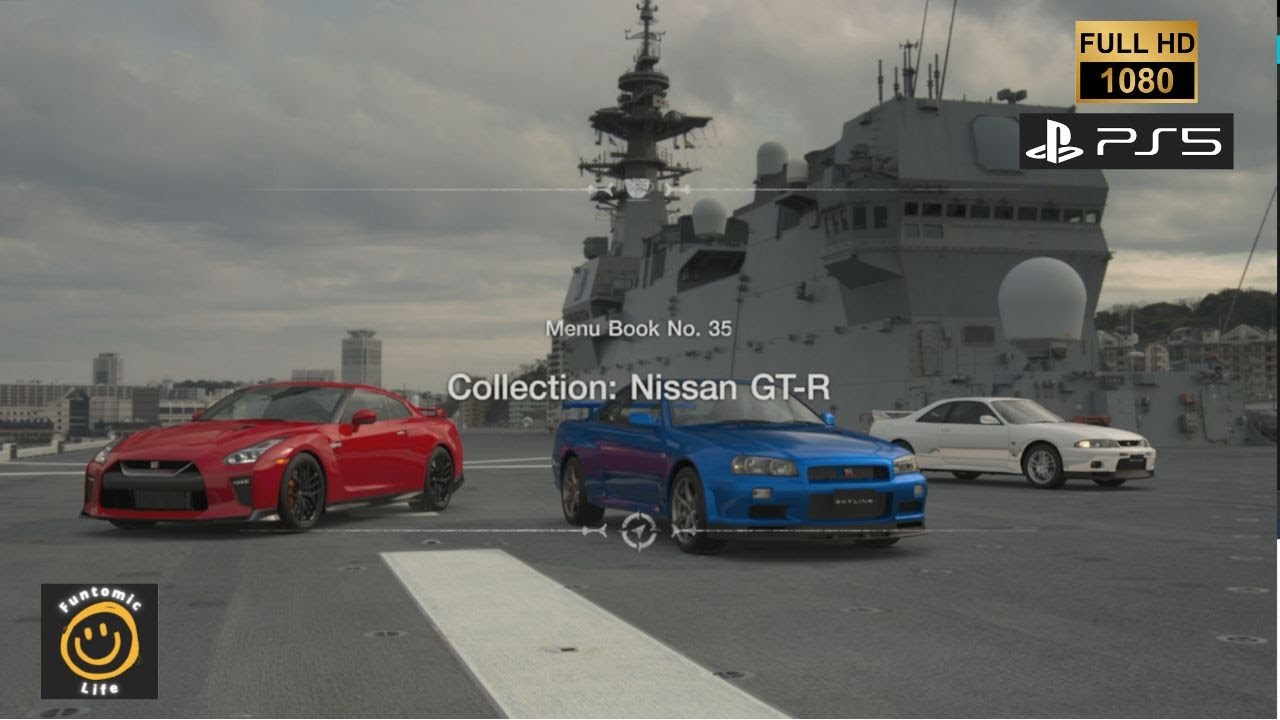 GT7 Menu Book 35 Collection Nissan GTR | PS5 Gameplay | 1080P - YouTube