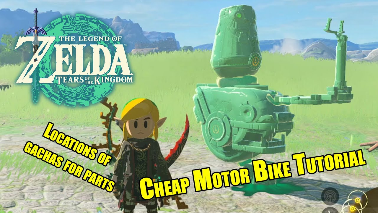 Cheap Motor Bike Tutorial for Tears of the Kingdom | Item Gacha ...