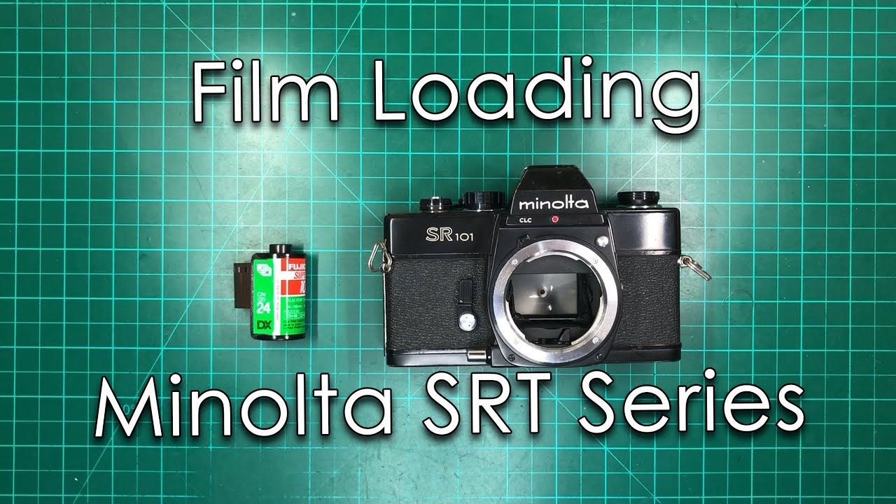Camera Basics: How to load and unload 35mm film on Minolta SRT - YouTube