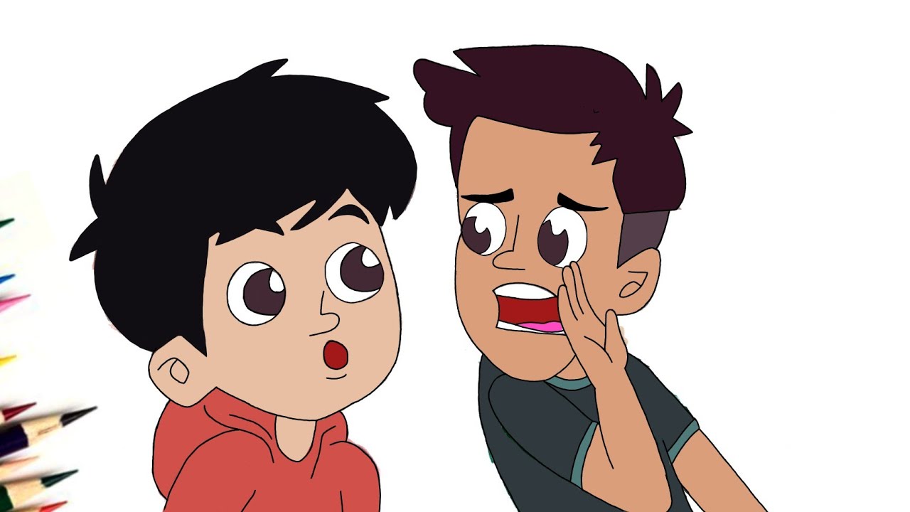 How To Draw Chikoo Aur Bunty Easily - YouTube