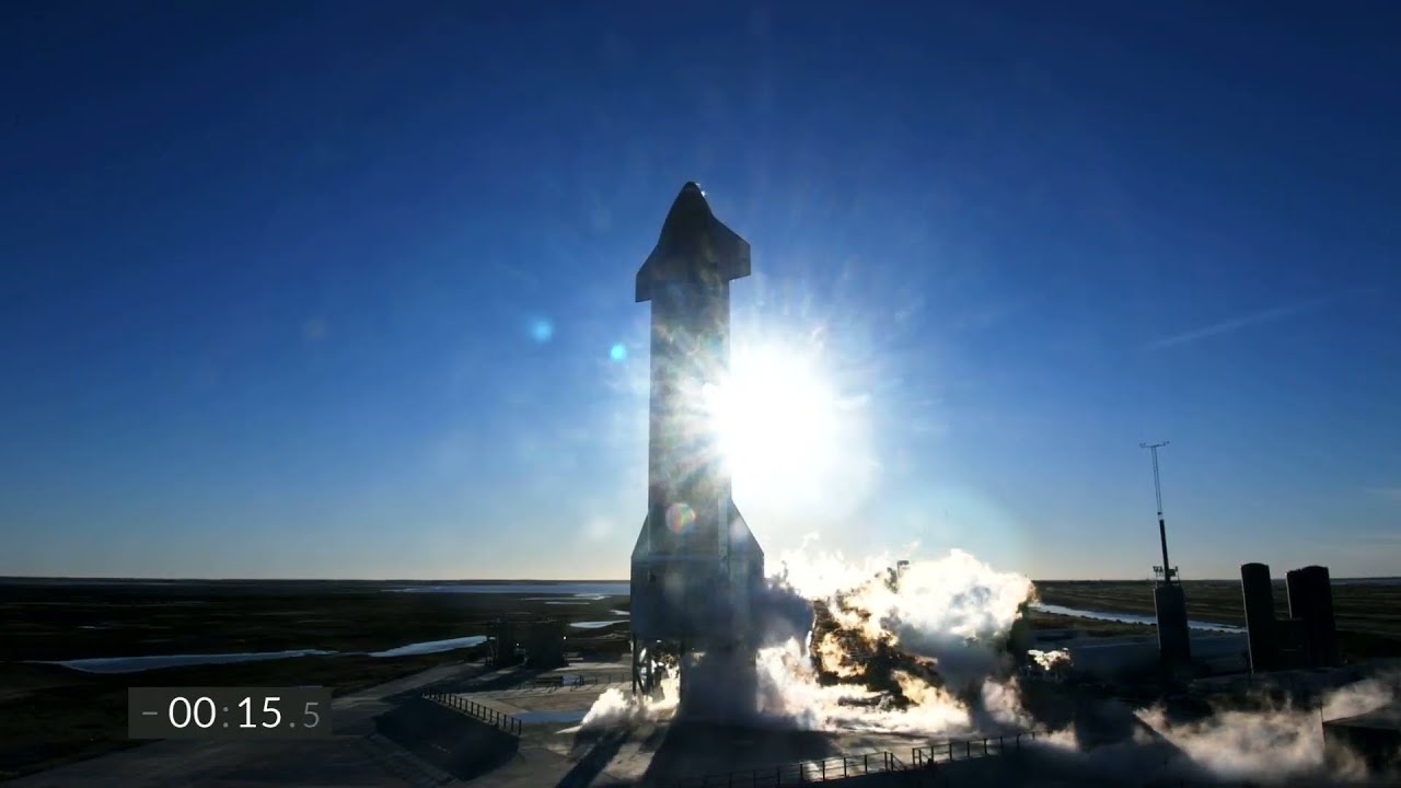 SpaceX SN8 Crash 4K - YouTube