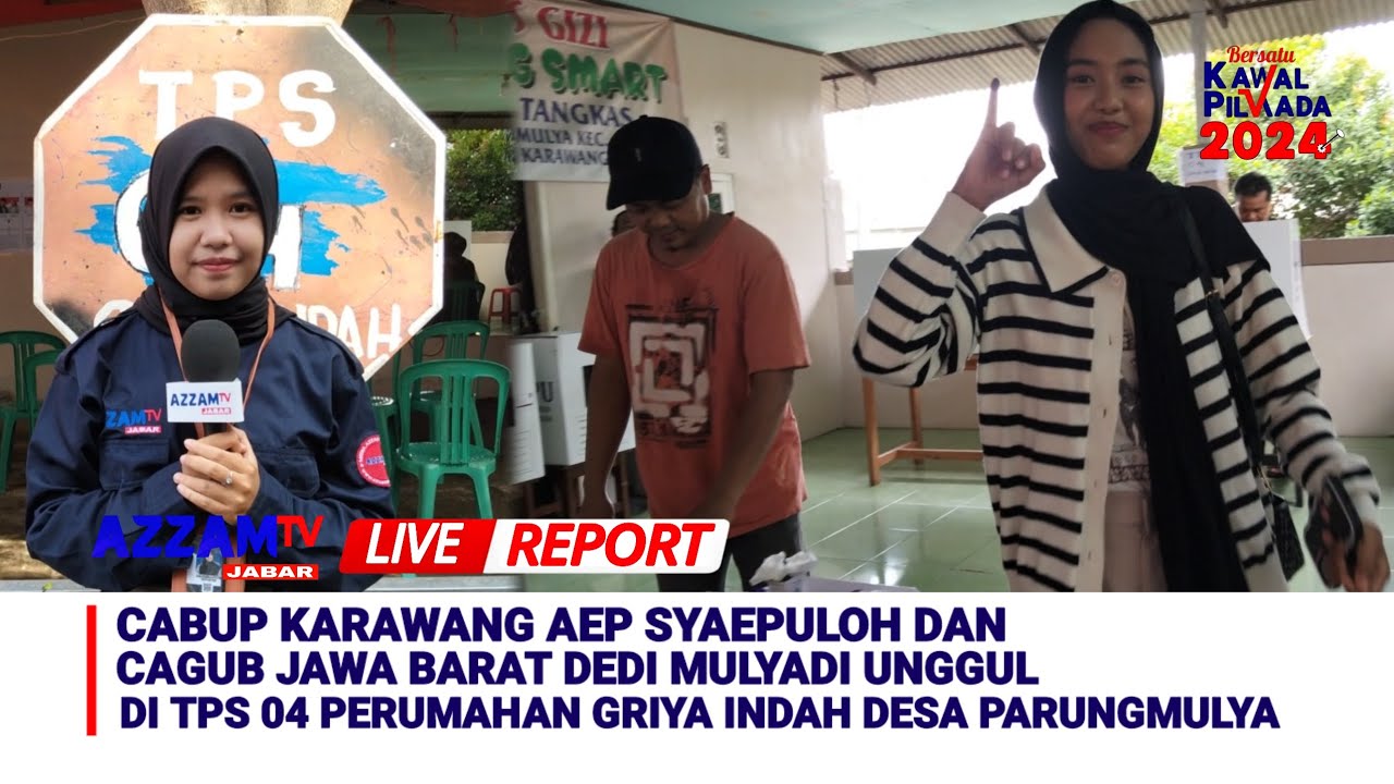 🔴 LIVE REPORT Pencoblosan dan Penghitungan Suara Pilkada 2024 di TPS 04 Perum Griya Indah ...