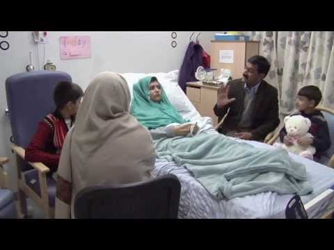 Malala Yousufzai reunited with family at QEHB