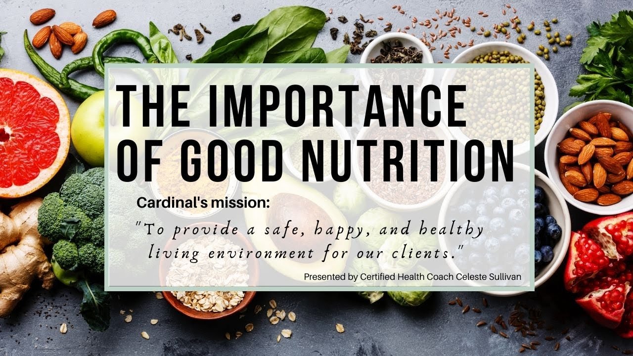 The importance of good nutrition at Cardinal of Minnesota - YouTube