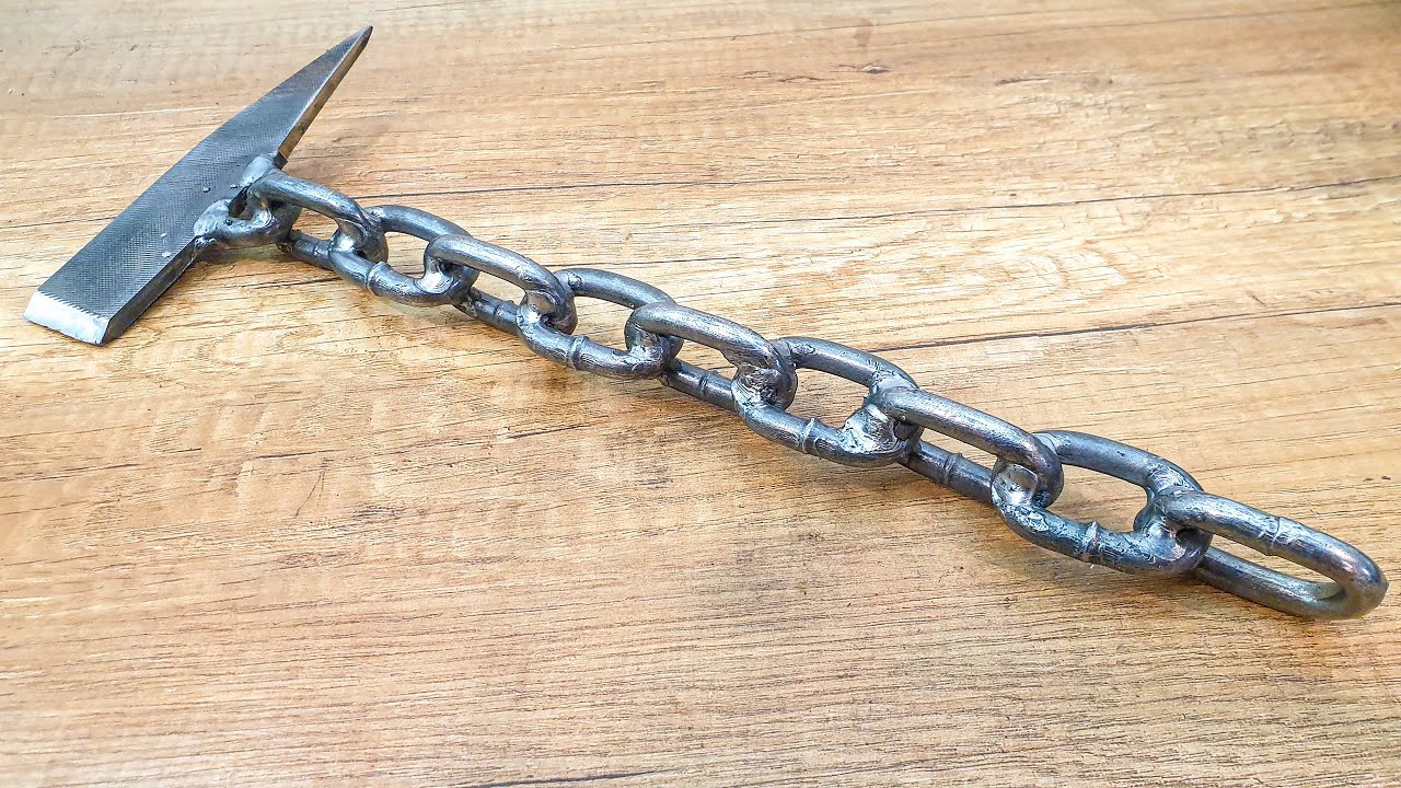 Martillo de cadena de bricolaje - YouTube