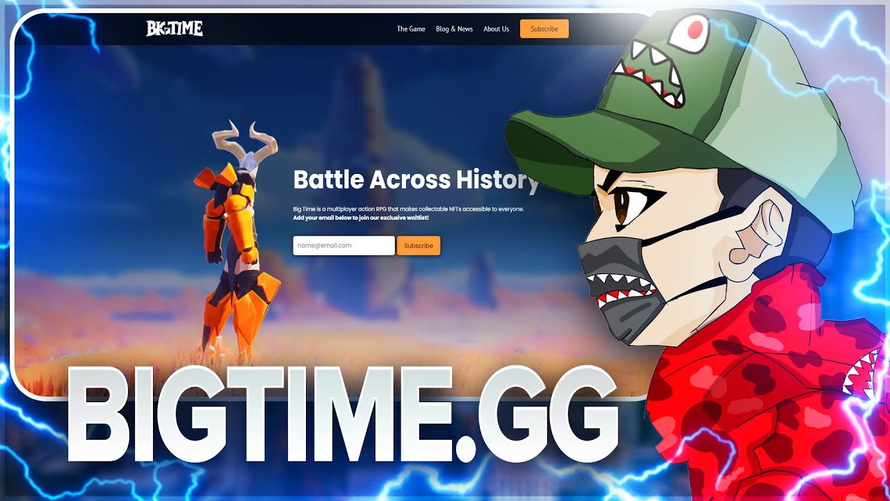 🎯 BIG TIME Multiplayer action RPG that makes collectable NFT's for ...