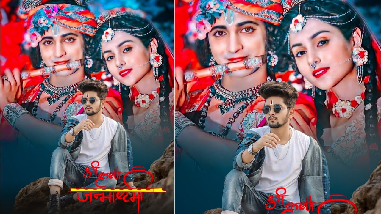 Krishna Janmashtami Photo Editing | Janmashtami Photo Editing | PicsArt ...