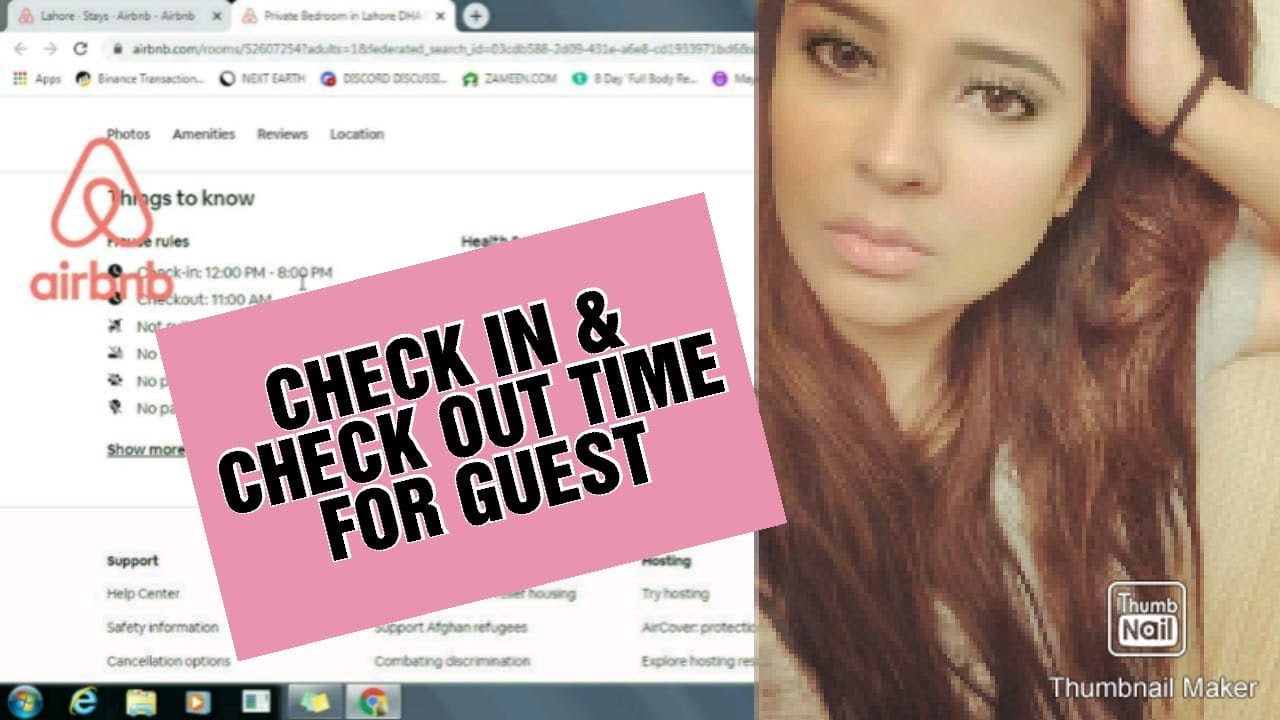 AIRBNB PAKISTAN | CHECK IN/CHECK OUT TIME ON AIRBNB | LEARN HOW TO USE ...