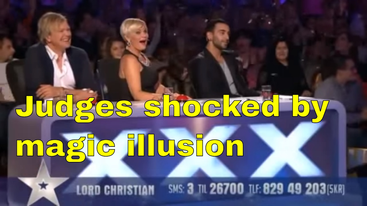 Illusionist Christian Wedoy - Norway's Got Talent semi final - Phantom ...