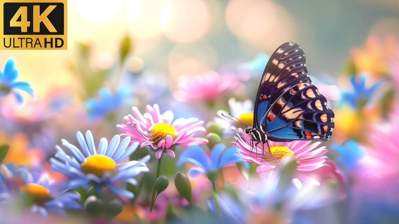 Mesmerizing Butterfly Art Screensaver for 4K Display | Frame TV Visuals ...