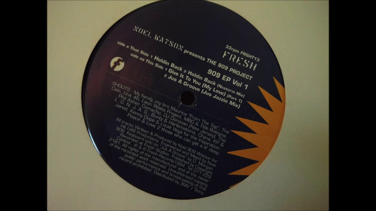 Noel Watson - Holdin Back (909 EP Vol. 1) - YouTube
