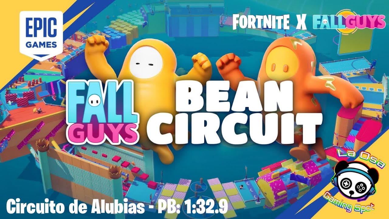 FORTNITE x FALL GUYS | BEAN CIRCUIT | GAMEPLAY - YouTube