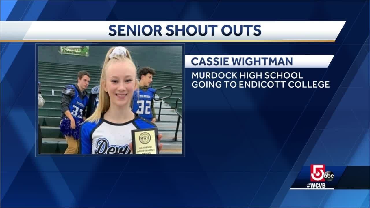 Senior Shout Outs: Quincy, Natick, Murdock High - YouTube