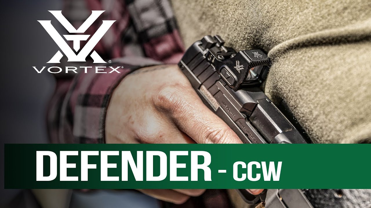 ALL NEW Vortex Defender CCW Red Dot 3MOA and 6MOA - YouTube