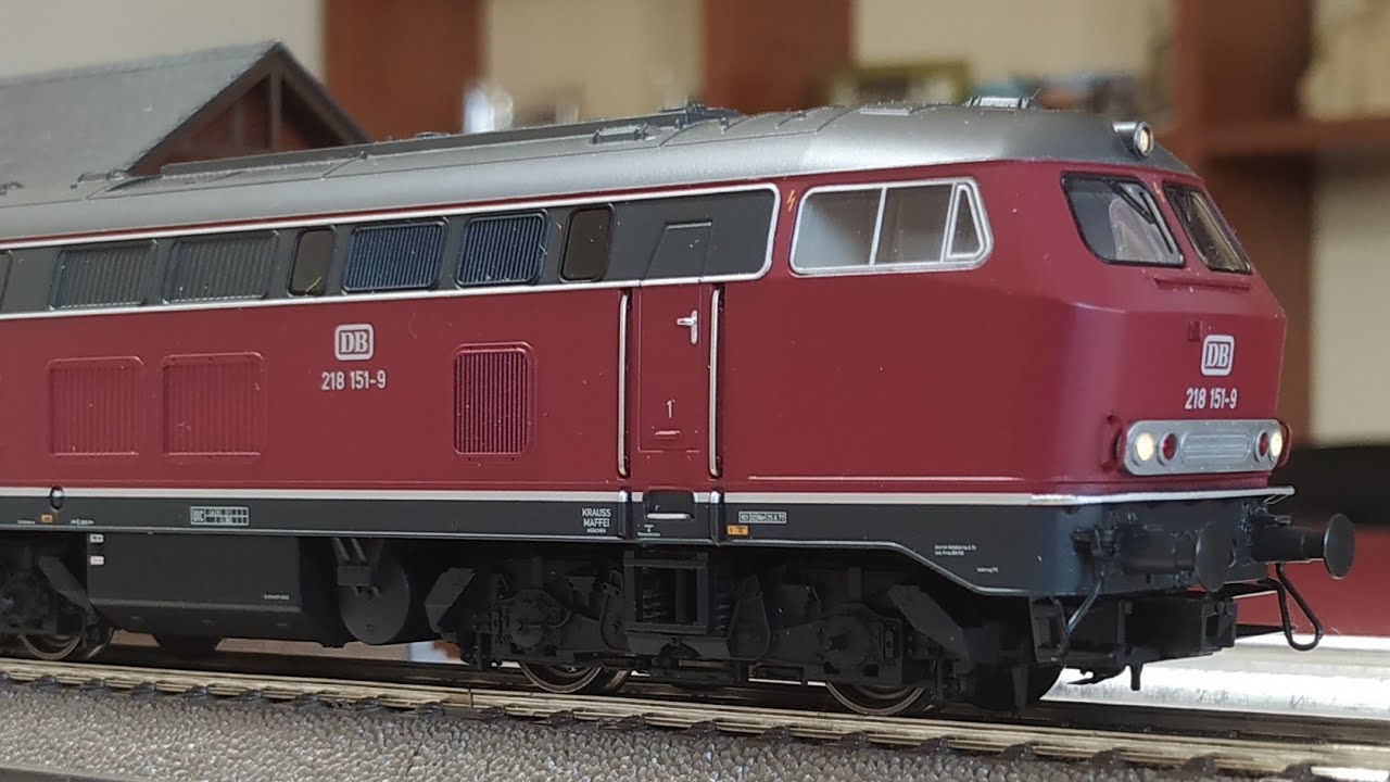 Trix 22232 DB 218 151-9 mit ESU Loksound 5 / neues geniales ESU ...