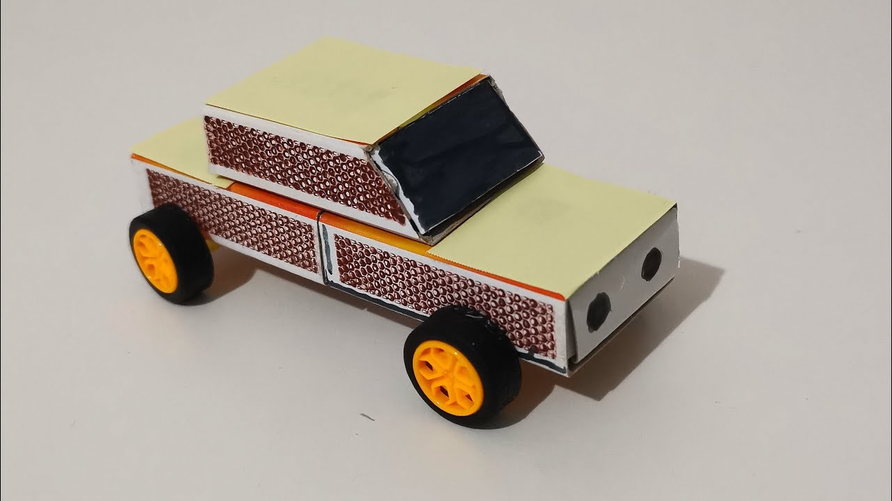 How to Make Matchbox Toy Car at Home - Matchbox Car - DIY Matchbox mini ...