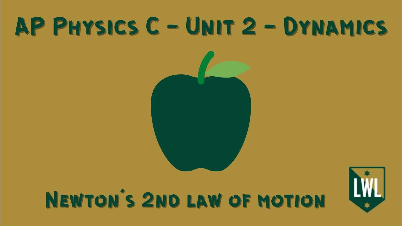 AP Physics C - Unit 2 - Dynamics - Newton's 2nd Law of Motion - YouTube