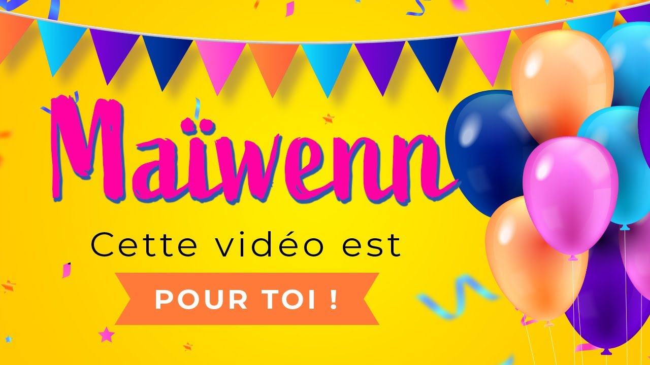 Joyeux anniversaire Maïwenn ! - YouTube