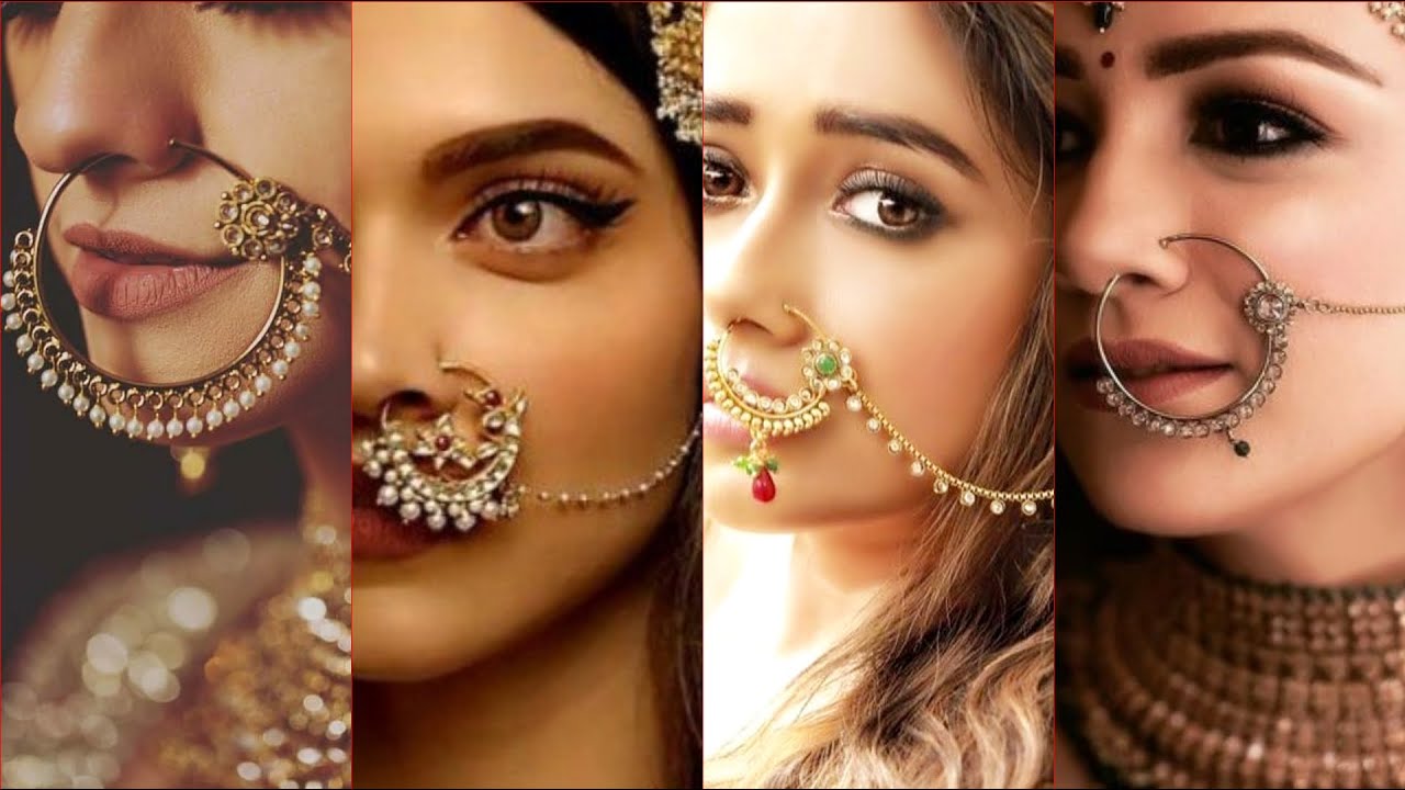 New and stylish nose rings designs for #brides &girls#trendy & designer ...