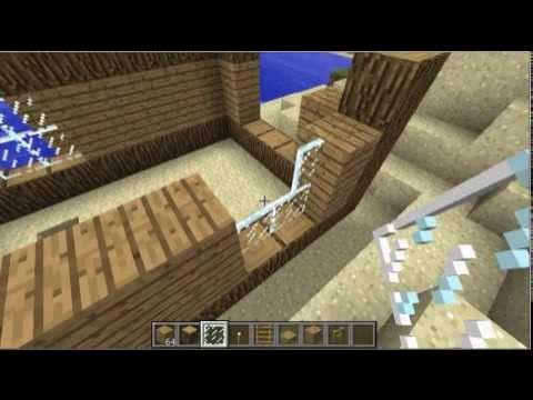 minecraft tuto moulin a eau #1 - YouTube