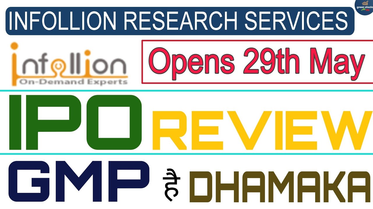 INFOLLION RESEARCH Services IPO Review ll Current GMP and Every Details ...