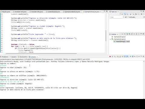 Actividad estructura de datos - YouTube