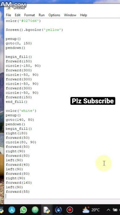 How to make Facebook logo using 🐍 Python || Python Wallah || - YouTube