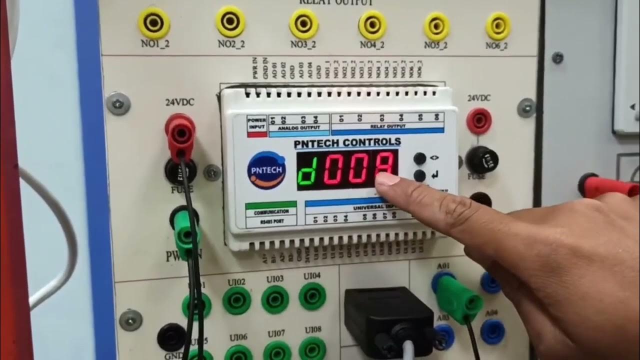 Dùng biến tần IG5A điều khiển động cơ và sử dụng DDC C46 giám sát và điều khiển - YouTube