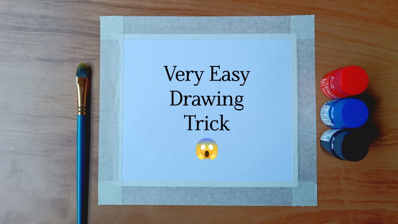 Super easy poster colour painting trick 😱/very easy moonlight scenery ...