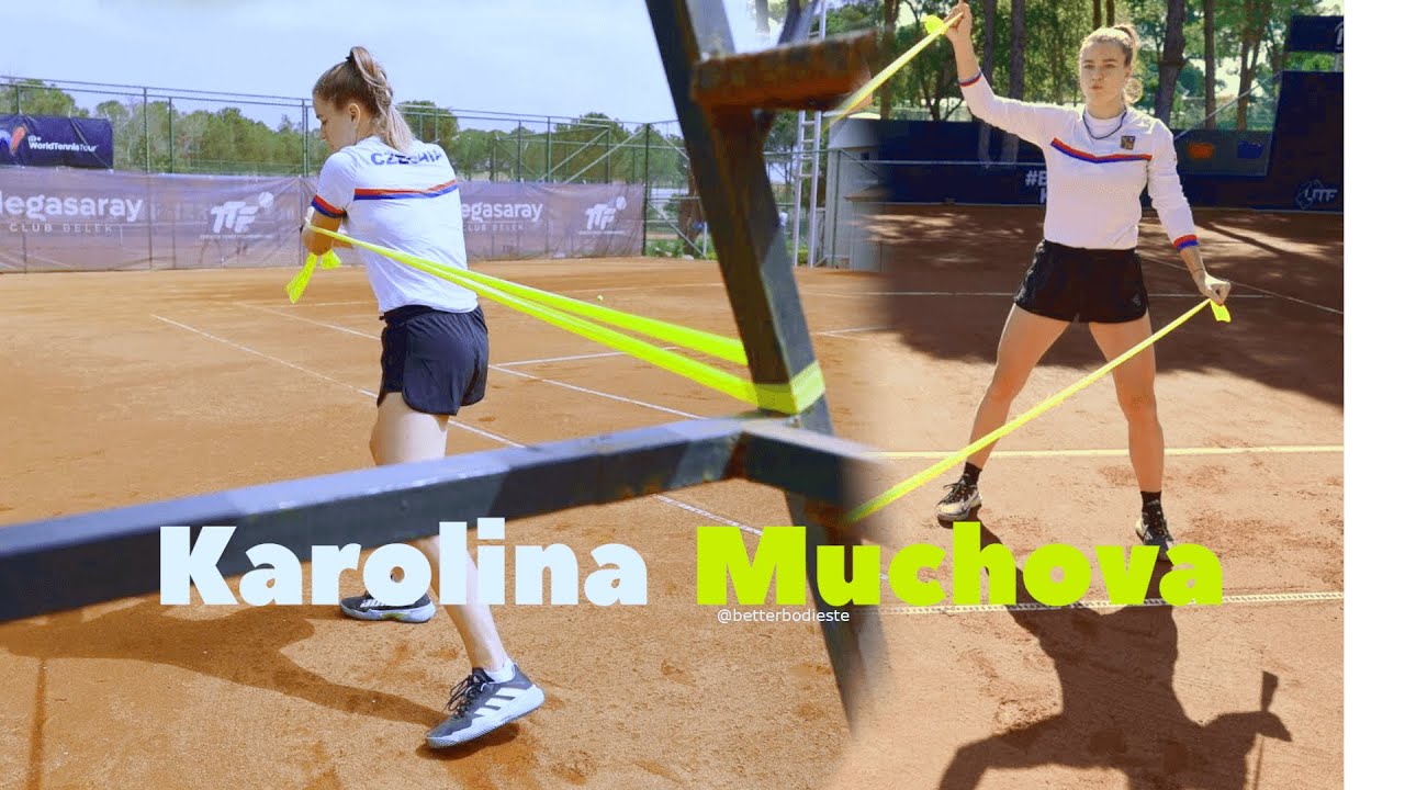 Karolina Muchova Exclusive Workout - YouTube