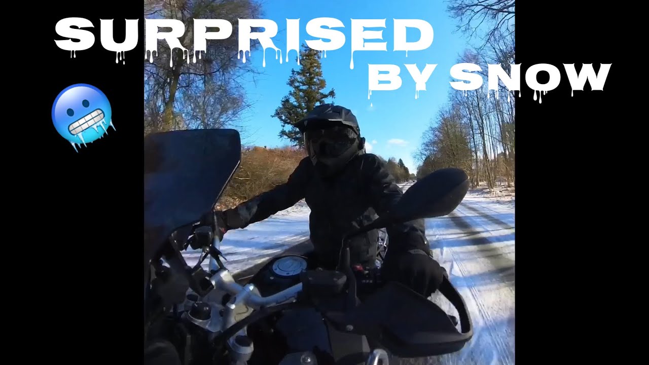 Surprised by snow. Along the coast of North Zealand. - YouTube