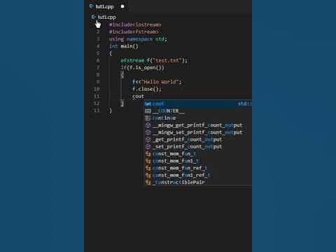 How to Open and write data into File in C++. - YouTube