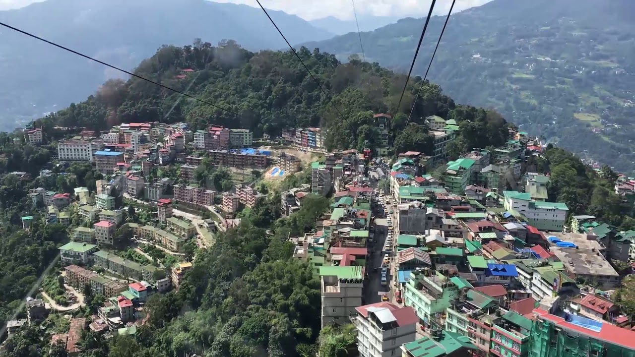 Cable Car View of Sikkim (Birds Eye View of Sikkim) | Ropeways In ...
