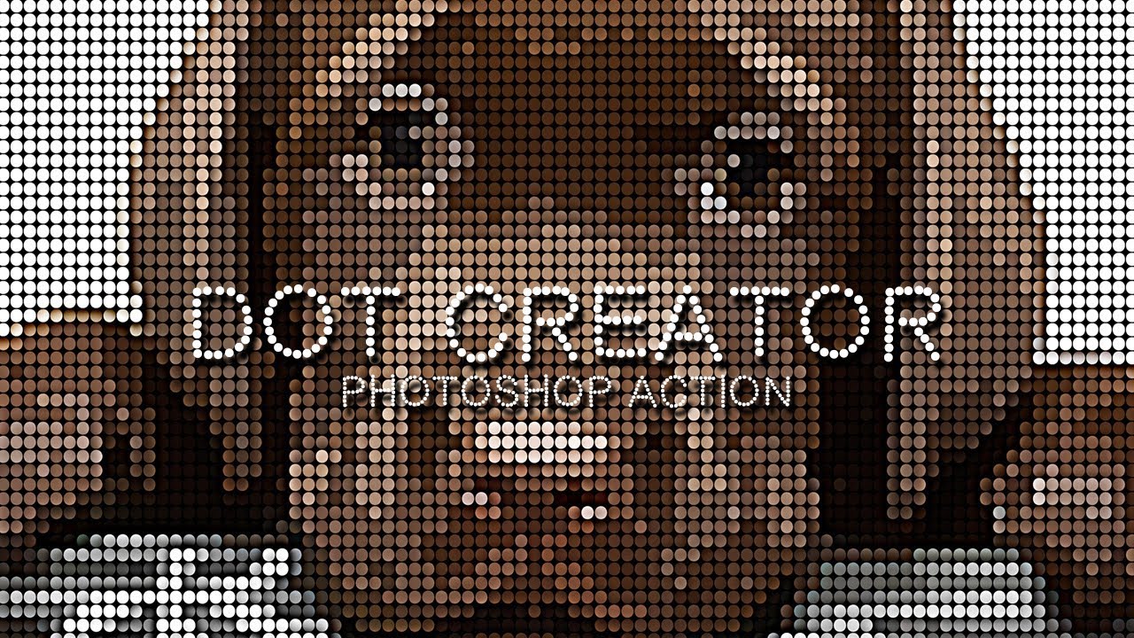 Dot Creator - Photoshop Action Tutorial - YouTube