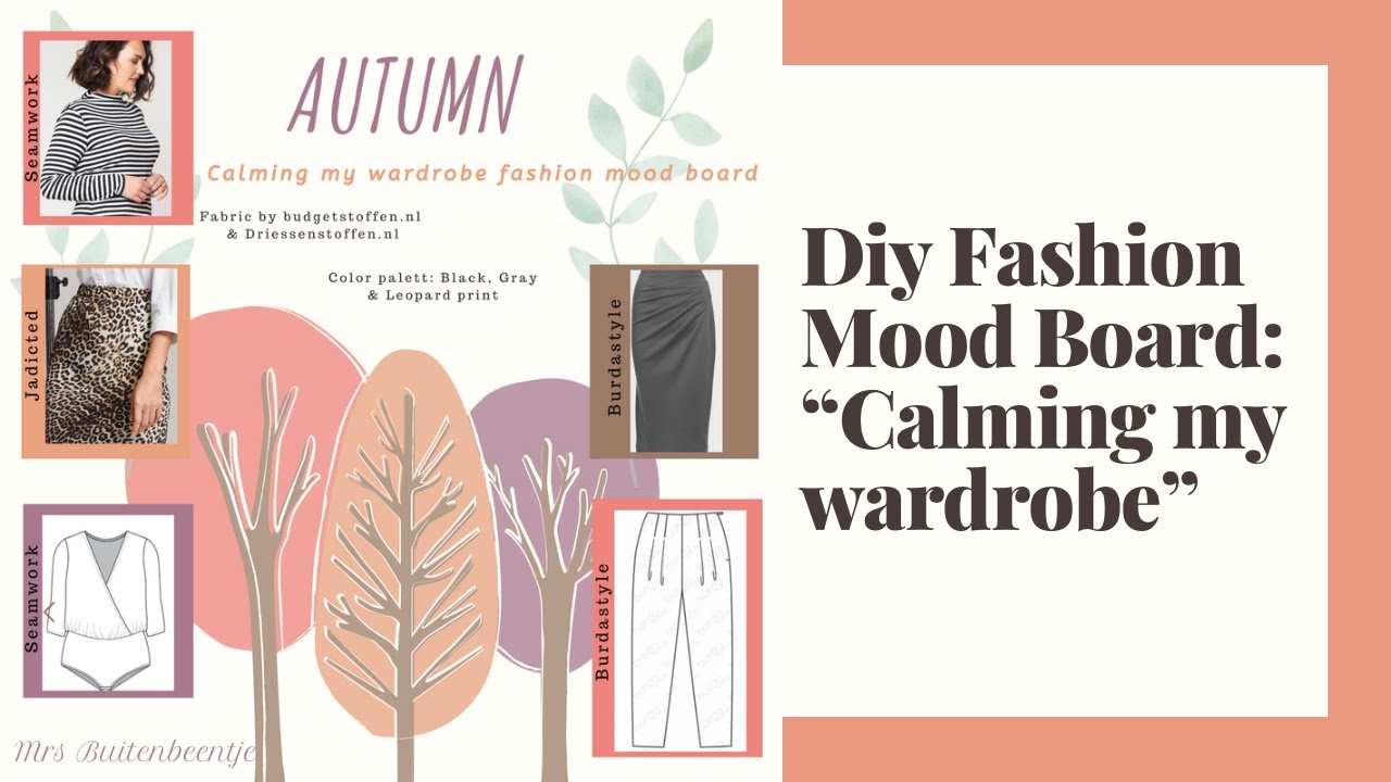 My DIY fall fashion mood board - YouTube