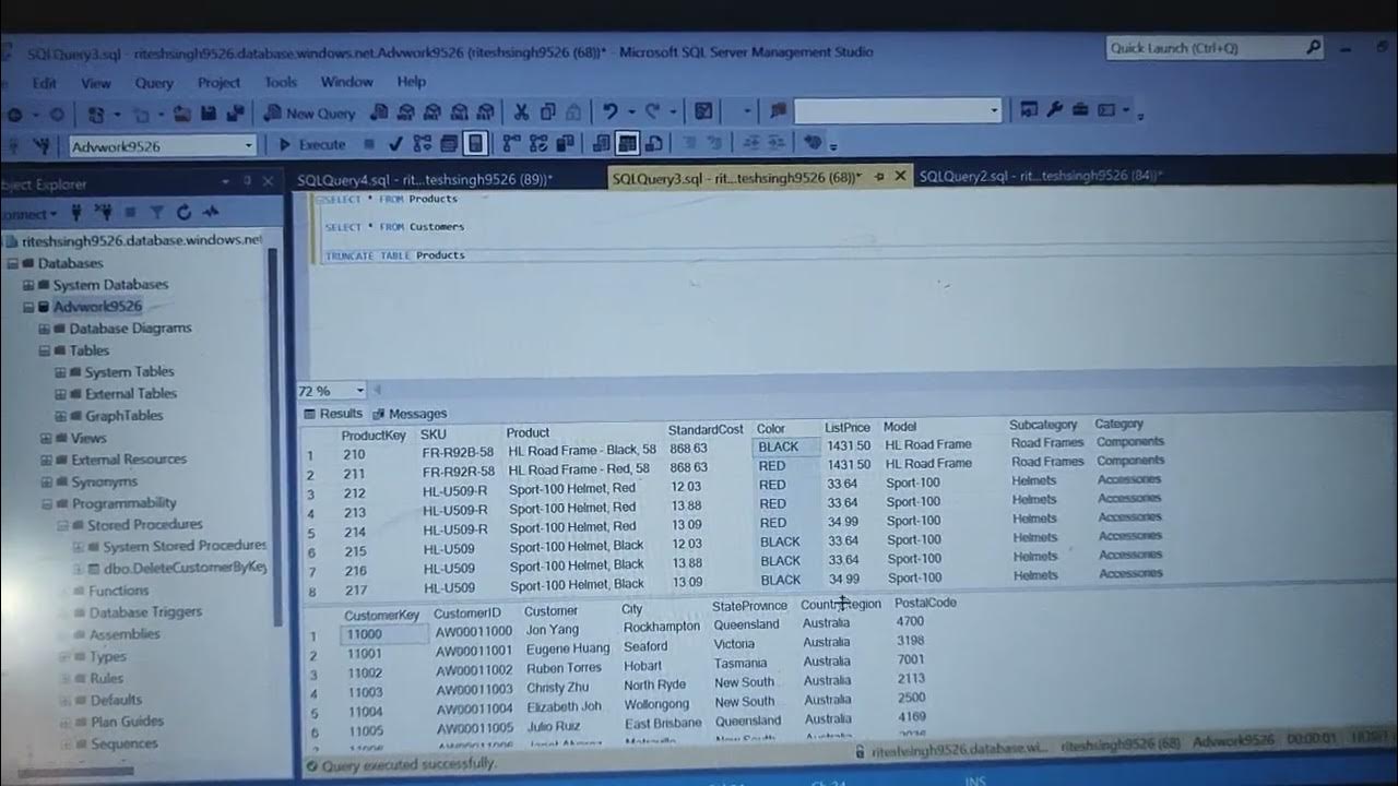 ADLS to SQL DB to ADLS to Databricks - YouTube