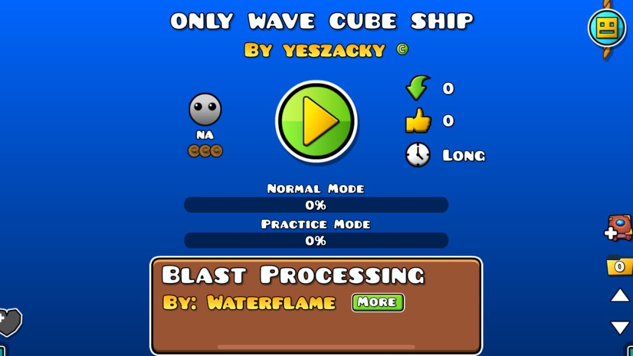 Blast Processing But Only Wave Cube And Ship - YouTube